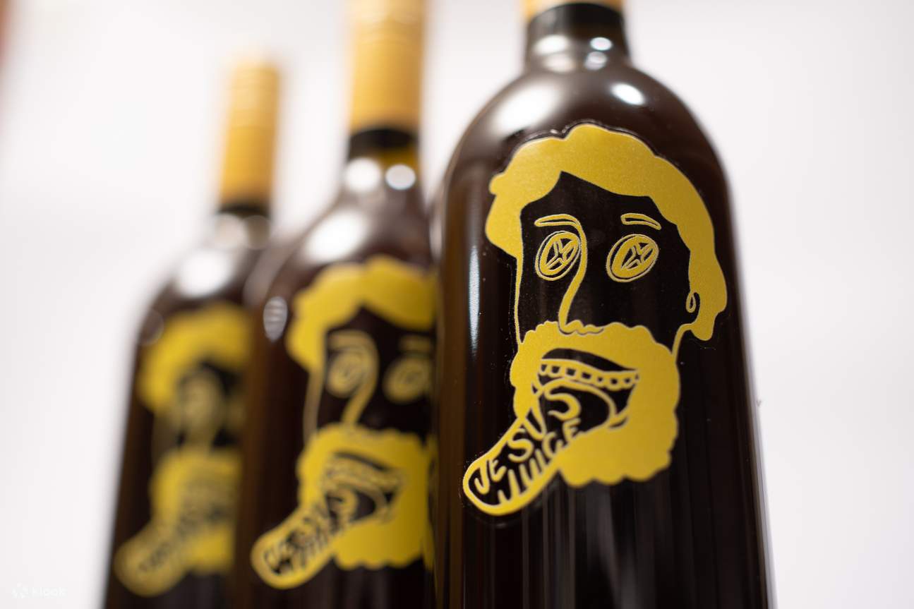 Alcoholic Beverage and Stickers by Jesus Juice - Klook United States